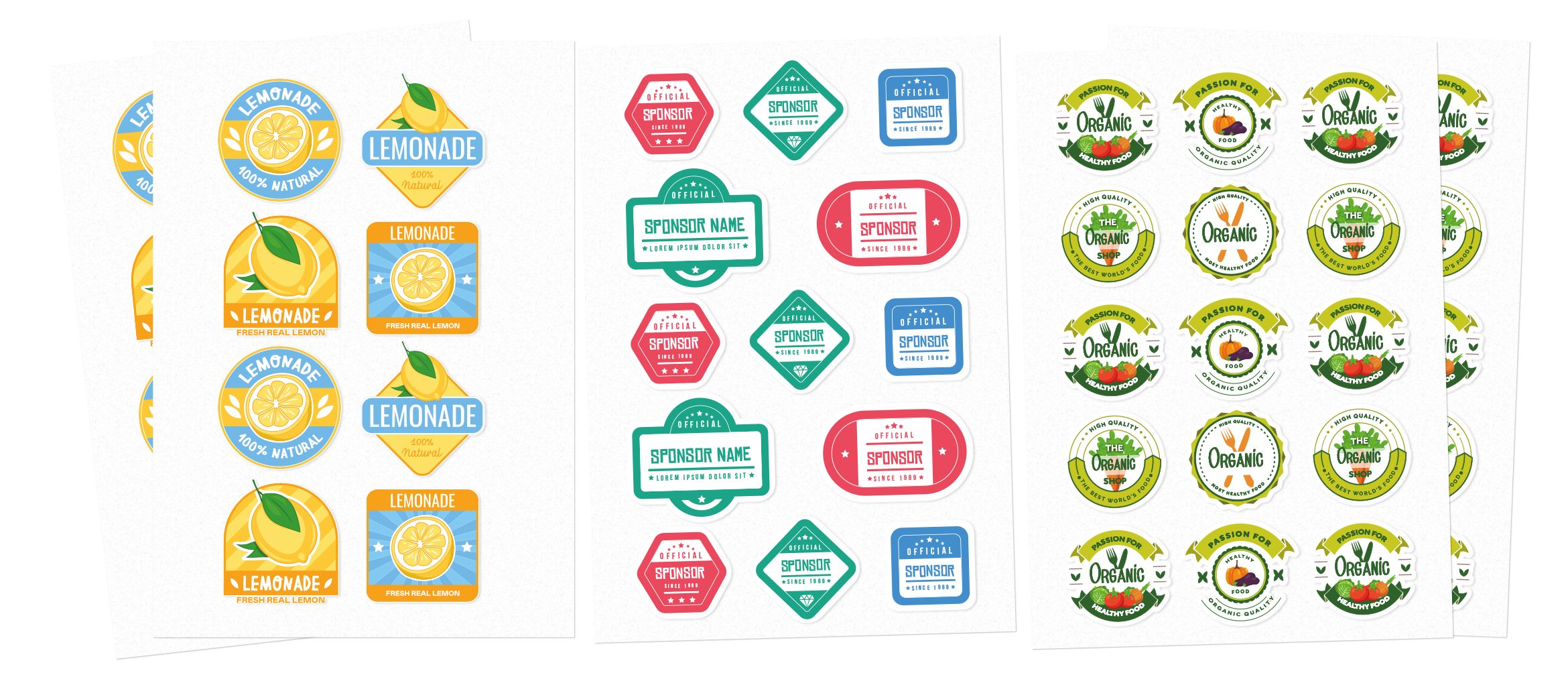 Print Sticker Set Online! | sprint24.net