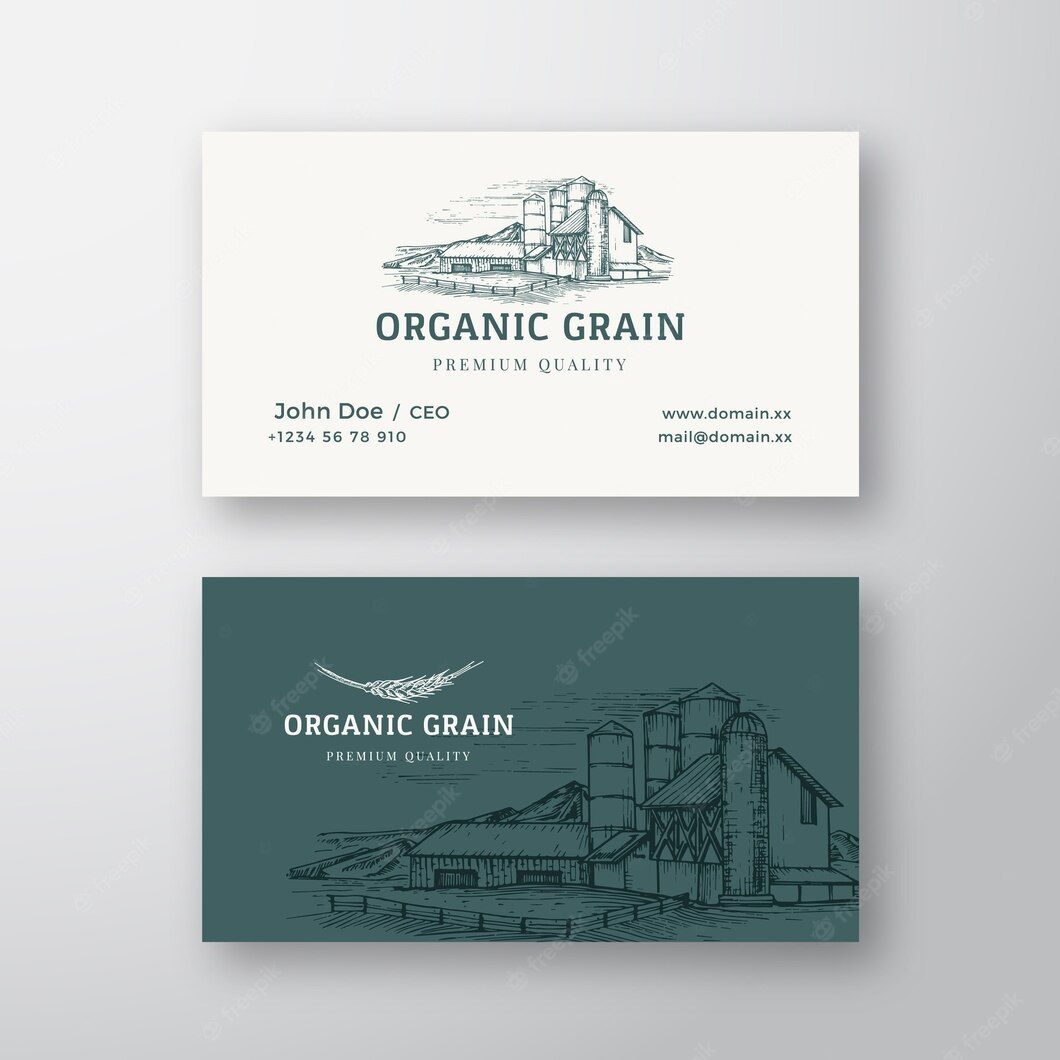 Agricultural Company Business Cards: Online Printing | sprint24.net