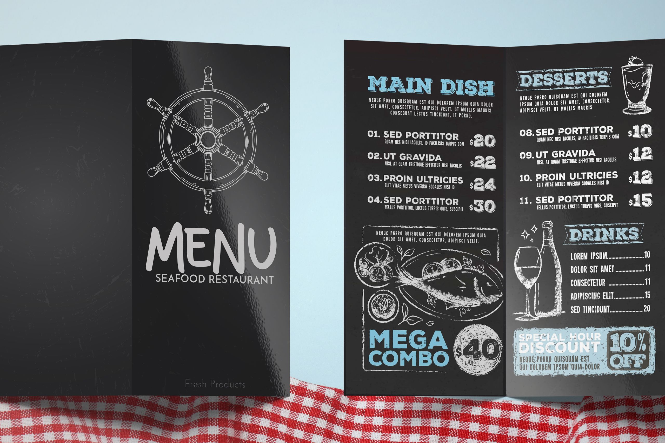 Online Printing of Laminated Menus | sprint24.net