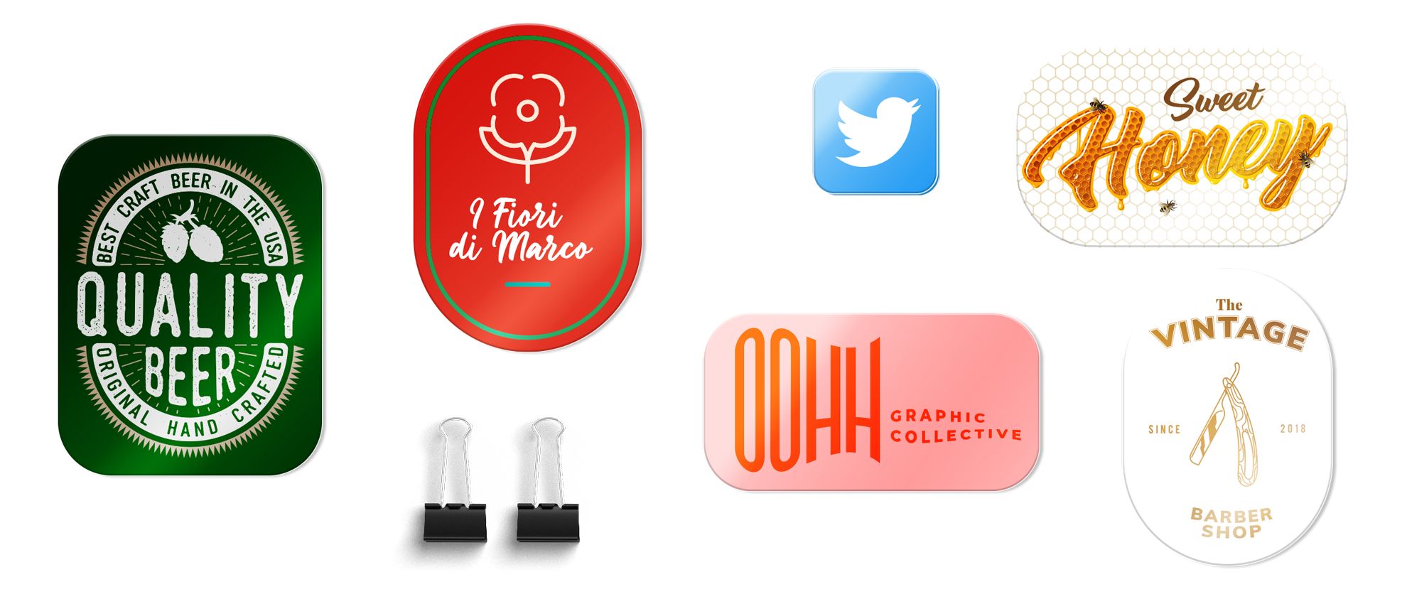 Rounded Corner Stickers: Printing Online Custom UK | sprint24.net